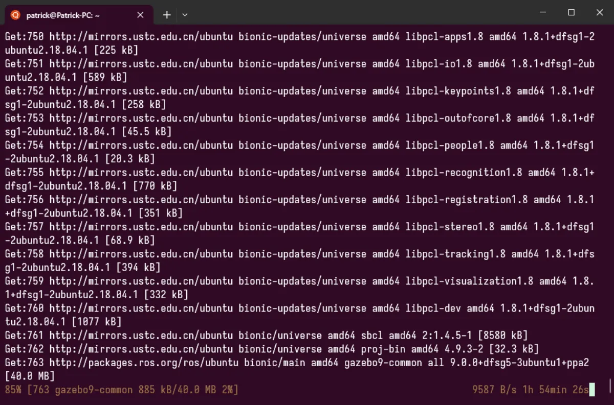 使用WSL2+WSLg优雅地安装ROS系统 | Patrick's Blog