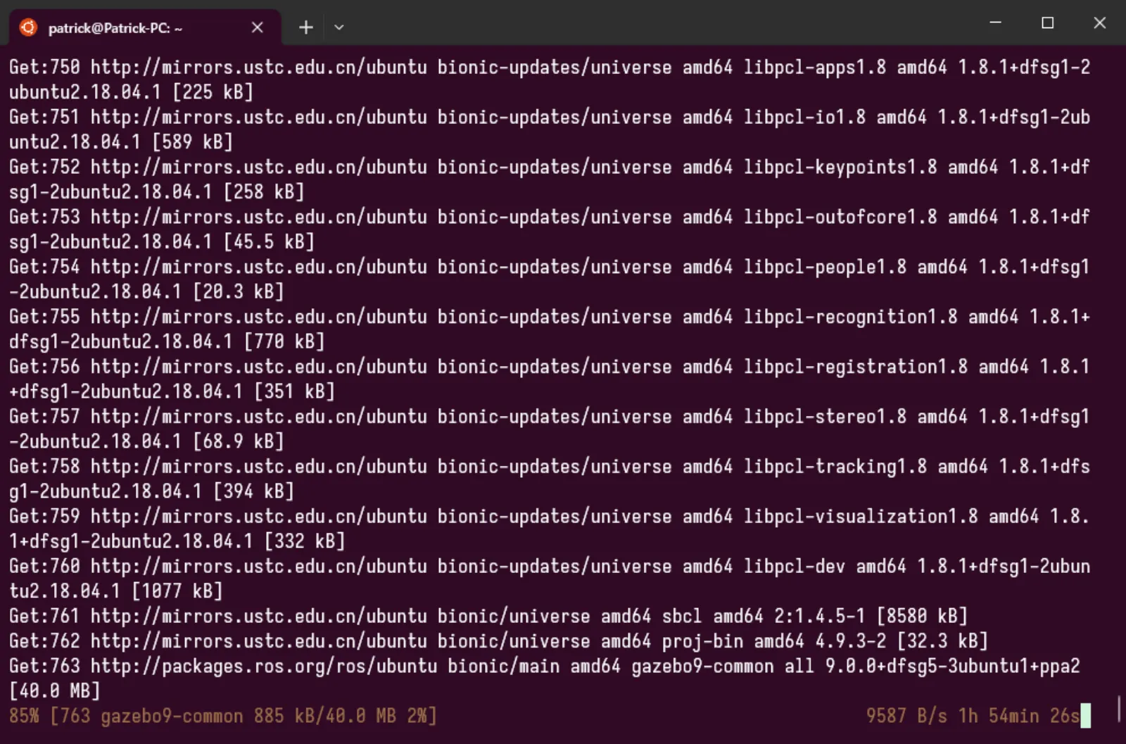 使用WSL2+WSLg优雅地安装ROS系统 | Patrick's Blog