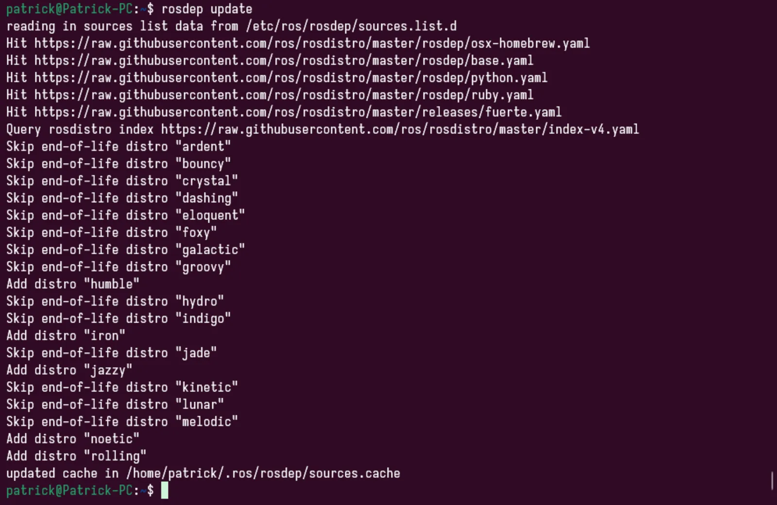 使用WSL2+WSLg优雅地安装ROS系统 | Patrick's Blog